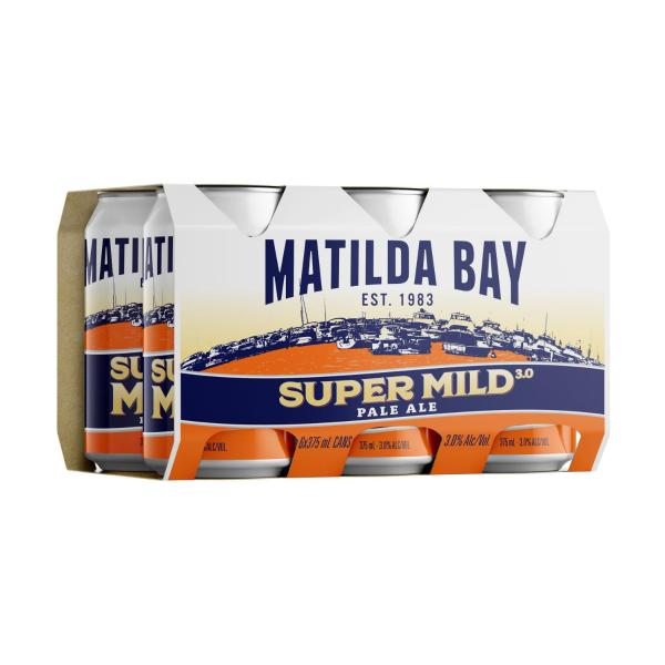Buy Matilda Bay Super Mild Can 375ml 6 Pack | Coles