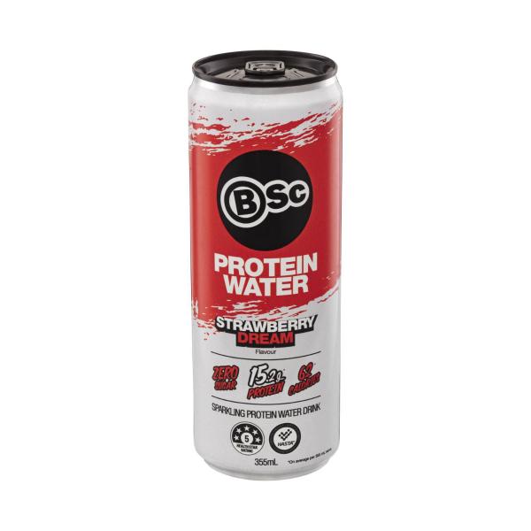 Buy Bsc Bodyscience Protein Water Strawberry Dream 355mL | Coles