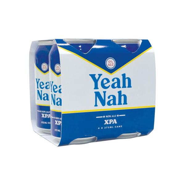 Buy Yeah Nah Non Alcoholic Beer Xpa 375ml 4 Pack | Coles