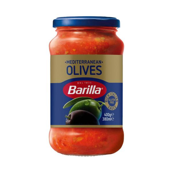 Buy Barilla Pasta Sauce Mediterranean Olives 400g | Coles