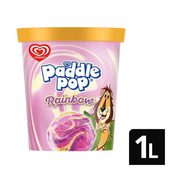 Buy Streets Frozen Dessert Paddlepop Rainbow 1L | Coles
