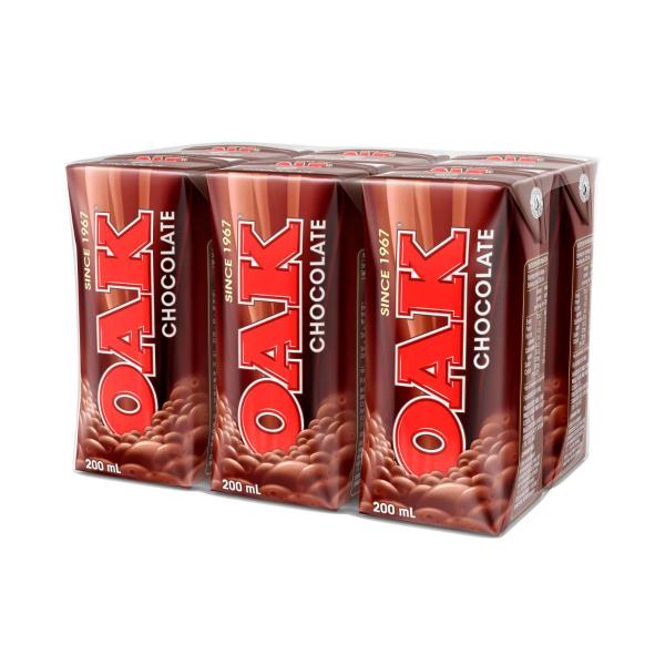 Buy Oak Uht Flavoured Miilk Chocolate 6x200ml 6 pack | Coles