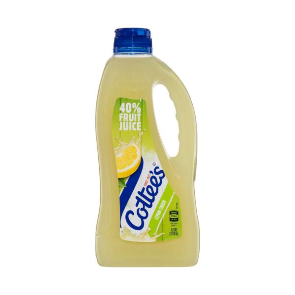 Buy Cottees Lemon Cordial Lemon Crush With 40% Fruit Juice Bottle 1L ...
