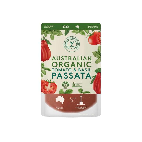 Buy Australian Organic Food CO Tomato & Basil Passata 500g | Coles