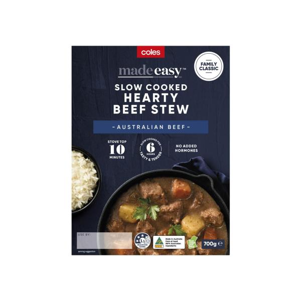Buy Coles Made Easy Family Classic Hearty Beef Stew 700g | Coles