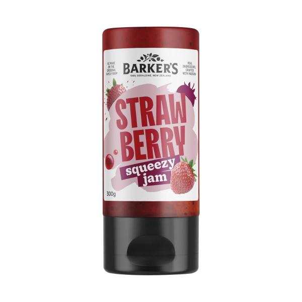 Buy Barkers Strawberry Squeezy Jam 300g | Coles