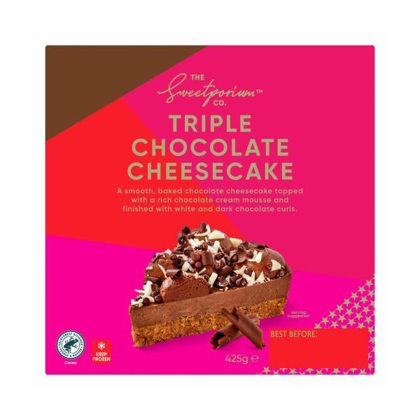 Buy The Sweetporium Triple Chocolate Cheesecake 425g | Coles