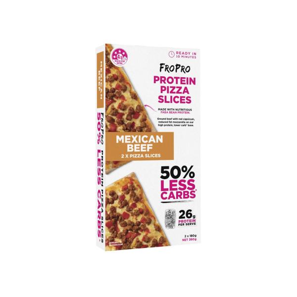 Buy Fropro Protein Mexican Beef Pizza Slices 360g | Coles