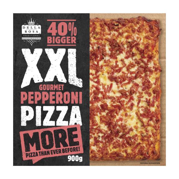 Buy Della Rosa XXL Pepperoni Pizza 900g | Coles
