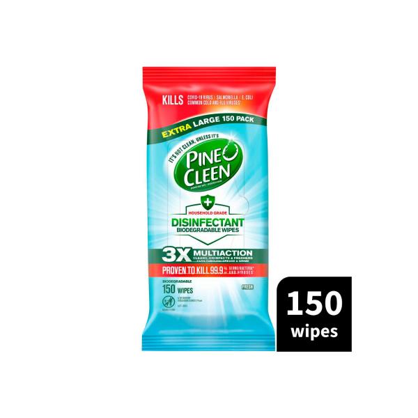 Buy Pine O Cleen Disinfectant Wipes Fresh 150 Pack | Coles