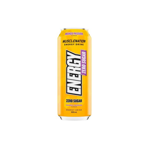 Buy Muscle Nation Zero Sugar Energy Drink Mango Passion 500mL | Coles