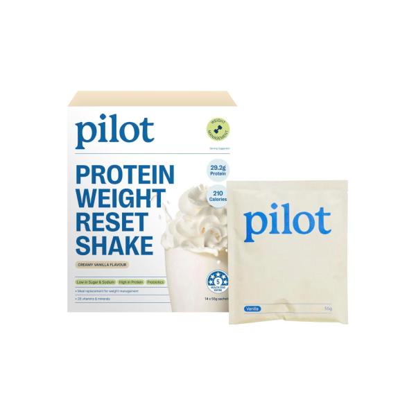 Buy PILOT PROTEIN WEIGHT RESET SHAKE VANILLA | Coles
