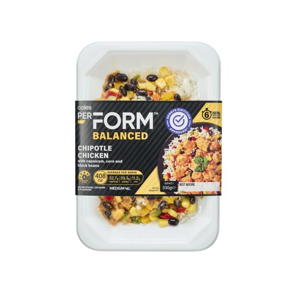 Buy Coles Perform Chipotle Chicken 330g | Coles