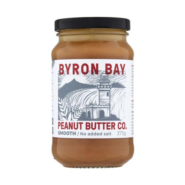 Buy Byron Bay Peanut Butter Smooth Unsalted 375g | Coles
