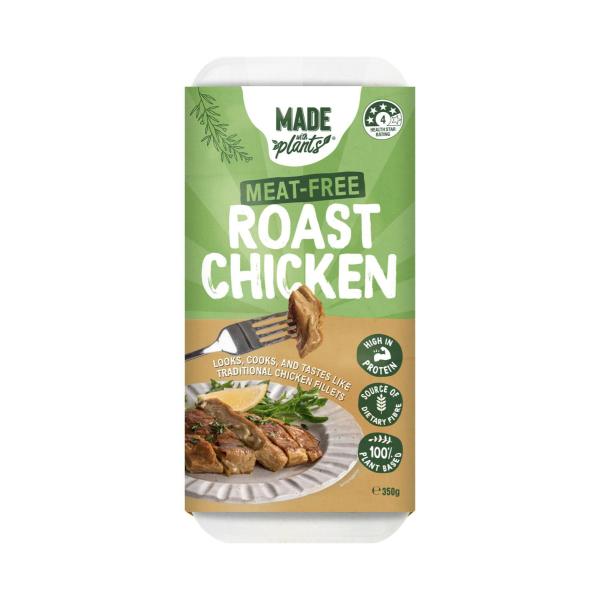 Buy Made With Plants Meat Free Roast Chicken 350g | Coles