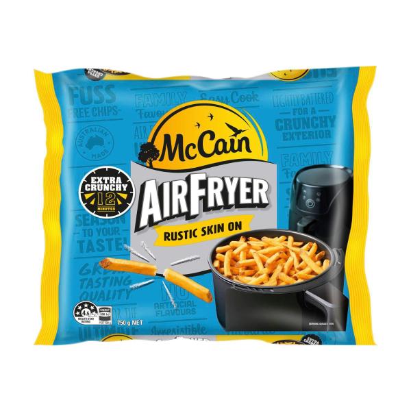 Buy McCain Airfryer Rustic Skin On Chips 750g | Coles