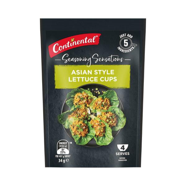 Buy Continental Recipe Base Asian Lettuce Cups 34g | Coles