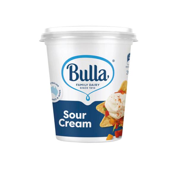 Buy Bulla Sour Cream 200mL | Coles