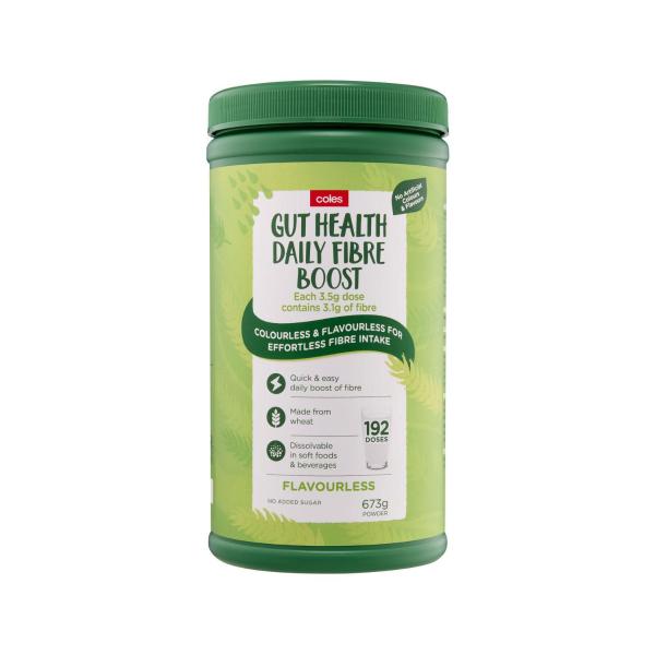 Buy Coles Gut Health Daily Fibre Boost 673g | Coles
