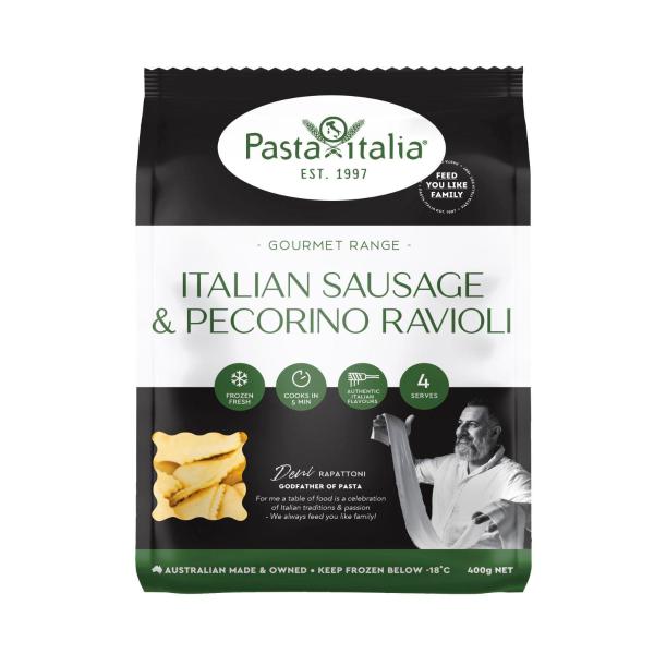 Buy Pasta Italia Italian Sausage & Pecorino Ravioli 400g | Coles