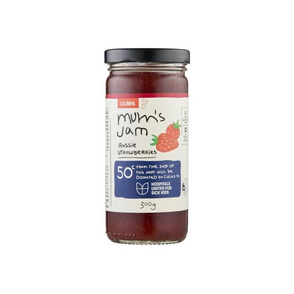 Buy Coles Mum's Australian Strawberry Jam 300g | Coles