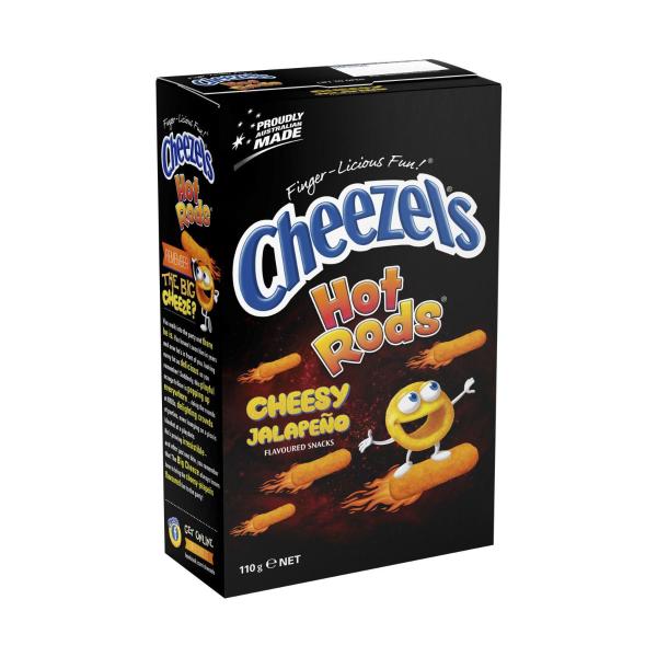Buy Cheezel Hot Rods Cheese Snacks 110g | Coles