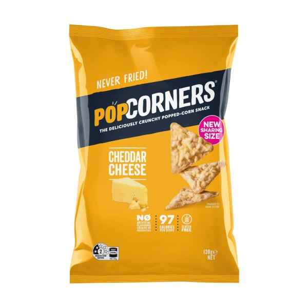 Buy Popcorners Popcorn Chips Share Pack Cheddar 130g | Coles
