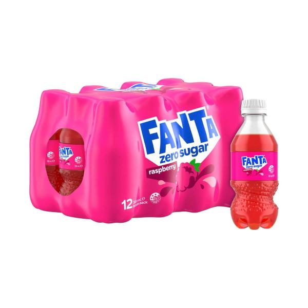Buy Fanta Raspberry Soft Drink 12x300ml 12 Pack | Coles