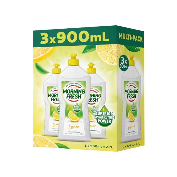 Buy Morning Fresh Bulk Dishwashing Liquid Lemon Multipack 3x900ml 2.7L ...
