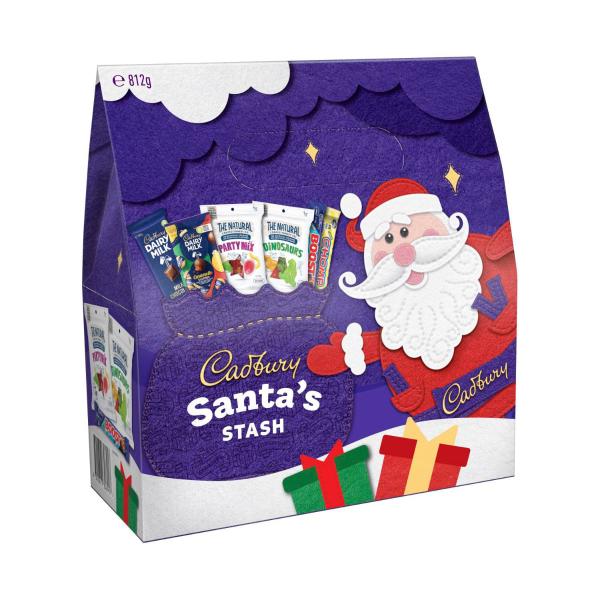 Buy Cadbury Christmas Santa's Stash Pack 812g | Coles