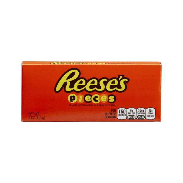 Buy Reese's Pieces Peanut Butter Candy Crunchy Shell Box 113g | Coles
