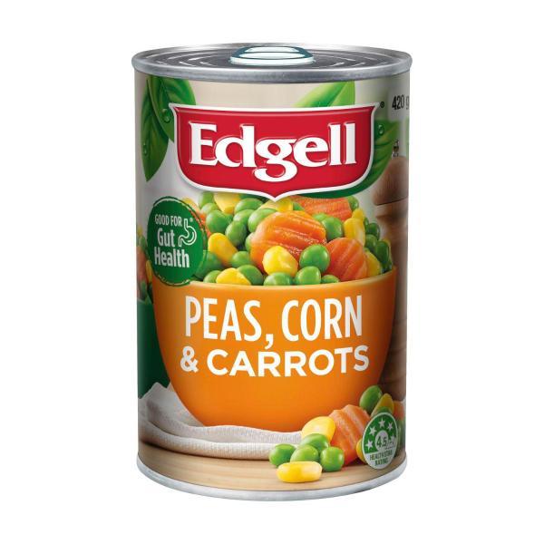 Buy Edgell Peas Corn & Carrots 420g | Coles