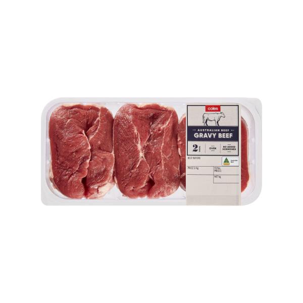 Buy COLES RR 11x5 GRAVY BEEF | Coles