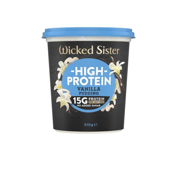 Buy Wicked Sister High Protein Vanilla Pudding 510g | Coles