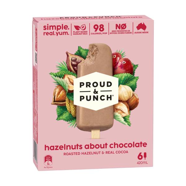 Buy Proud & Punch Hazelnuts About Chocolate 6 Pack 420ML | Coles