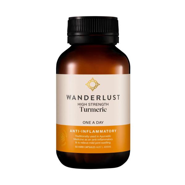 Buy Wanderlust High Strength Turmeric Capsules 60 pack | Coles