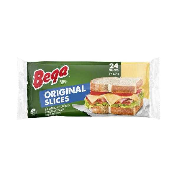 Buy Bega Cheese Slices Regular 432g | Coles