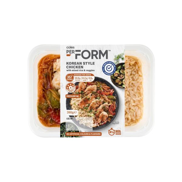 Buy Coles Perform Korean Style Chicken 390g | Coles