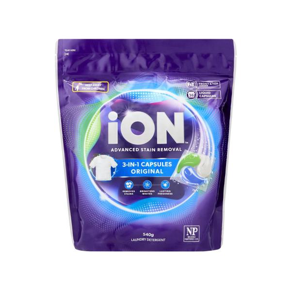Buy Ion Laundry Capsules Fragrance 36PACK | Coles