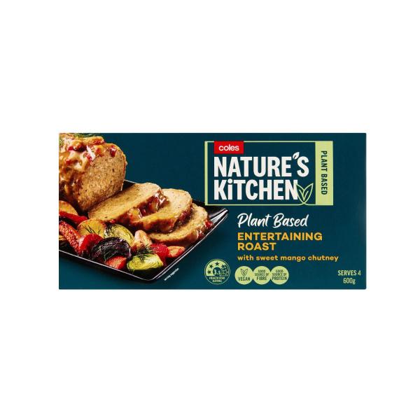Buy Coles Nature's Kitchen Plant Based Entertaining Roast 600g | Coles