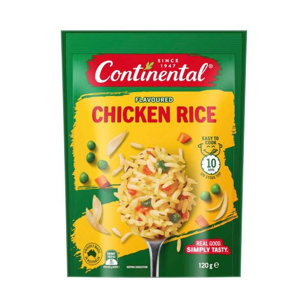 Buy Continental Chicken Rice Serves 3 120g | Coles