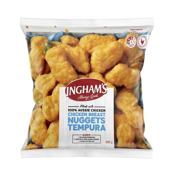 Buy Inghams Tempura Chicken Nuggets 600GRAM | Coles
