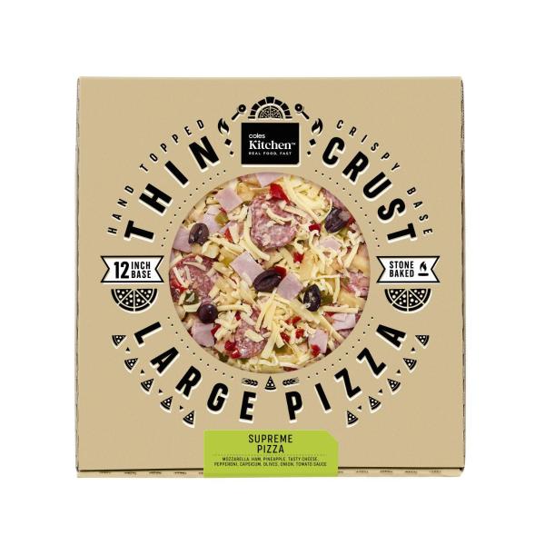 Buy Coles Kitchen Supreme Pizza 600g | Coles