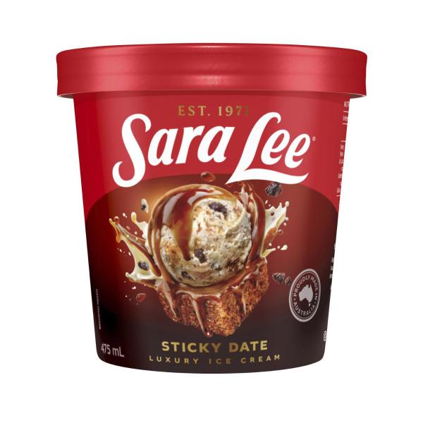 Buy Sara Lee Ice Cream Sticky Date 475ML | Coles