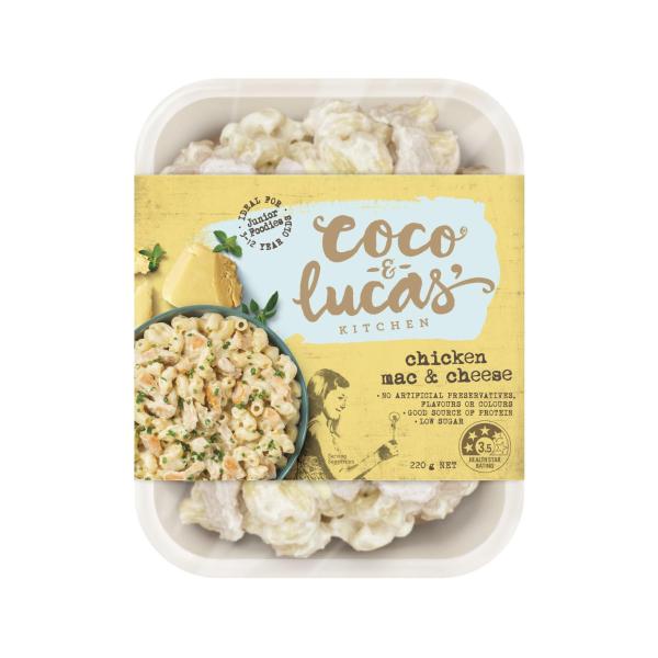 Buy Coco & Lucas Chicken Mac & Cheese 220GRAM | Coles