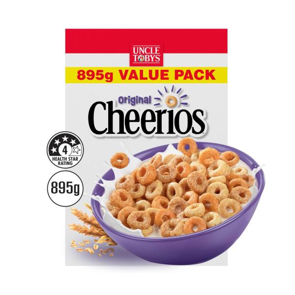 Buy Nestle Cheerios Original Wholegrain Breakfast Cereal 895g | Coles