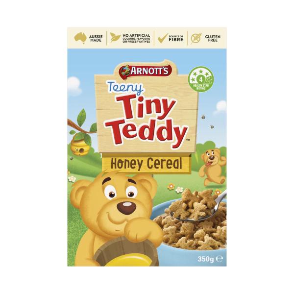 Buy Arnott's Teeny Tiny Teddy Honey Cereal 350g | Coles