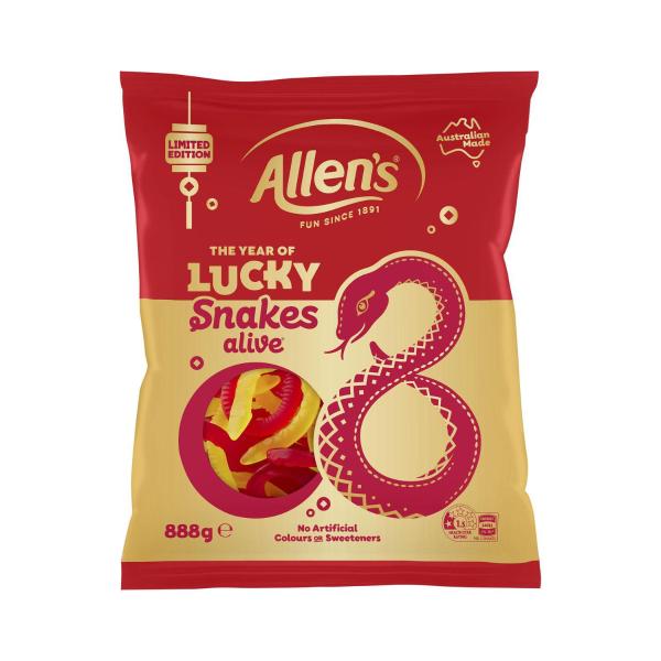Buy Allen's Snakes Alive Lunar New Year 888GRAM | Coles