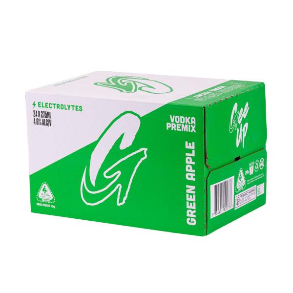 Buy Gee Up Green Apple Vodka Bottle 275mL 24 Pack | Coles