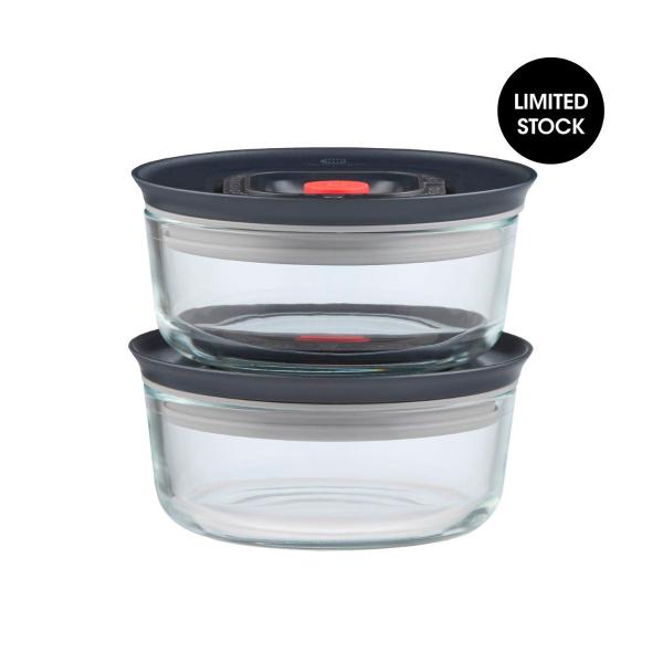 Buy Curtis Stone Mini Glass Containers 2 Pack | Coles
